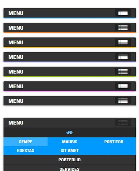 Outstanding JQuery Menu Examples Plugins WP Freeware