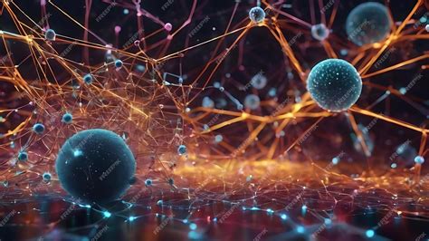 Premium Photo 3d Render Of A Network Communications With Flowing