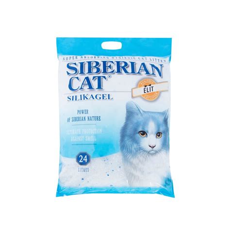 Сибирская Кошка Элитный впитывающий силикагелевый наполнитель для кошачьего туалета 24 л 11