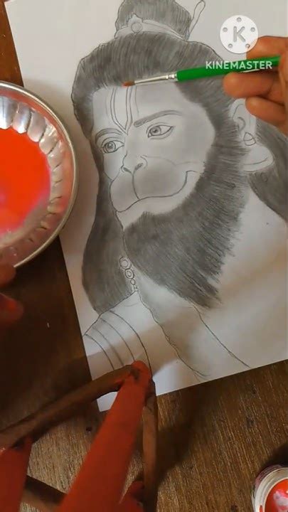 don t try 🙏 jai shree ram 🚩🚩 shorts trending art hanuman artist