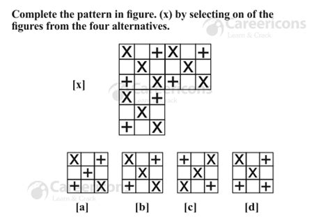 non verbal incomplete pattern completion mcq test and quiz 2