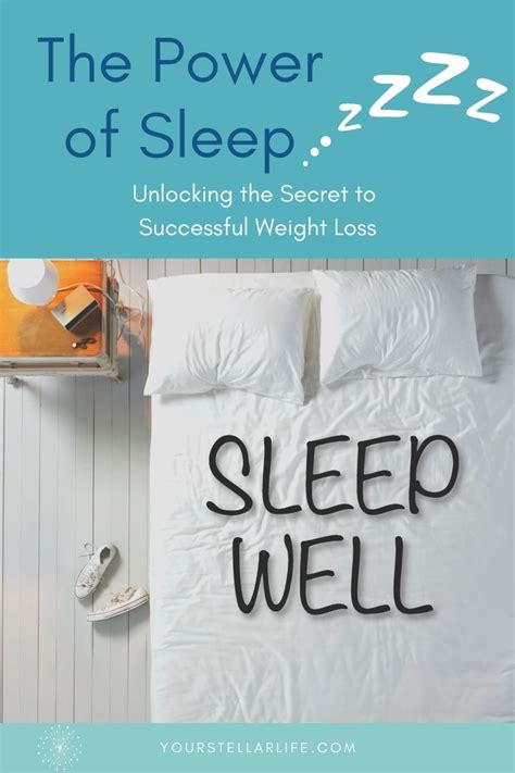 The Power Of Sleep Unlocking The Secret To Successful Weight Loss