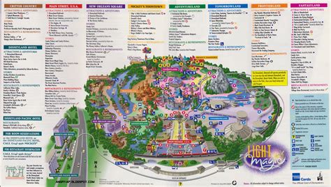 Disneyland Resort Map 2021 Printable Disneyland Park Map Disneyland