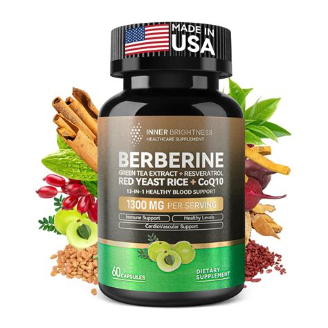 Berberina 1300mg Con Extracto B0djt48pl8