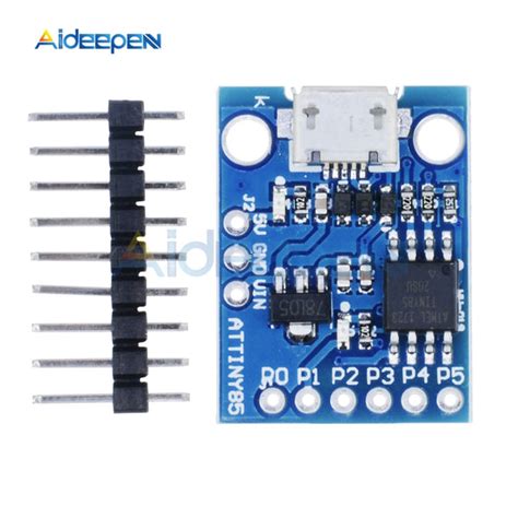 Attiny Attiny85 Digispark Kickstarter Blue Micro Usb Development Board