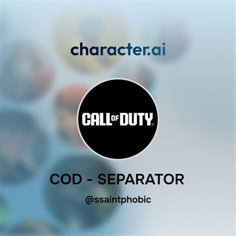Chat With Cod Separator Characterai Personalized Ai For Every