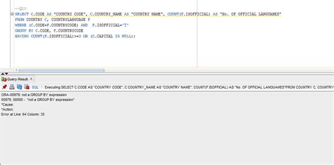 understanding ora 00979 not a group by expression error
