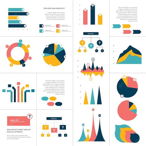 Premium Vector Big Set Of Flat Infographics Elements Chart Graph Diagram Scheme Flowchart
