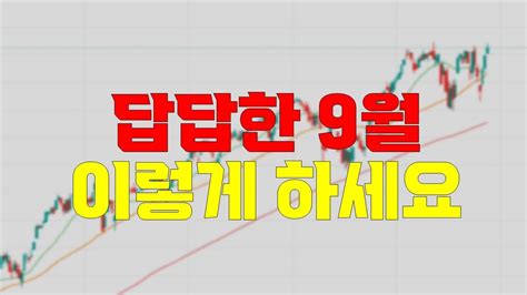 테슬라 상승 엔비디아 구글 강하지만 나스닥 전체적으로 답답한 9월 차트분석 주린이 Youtube