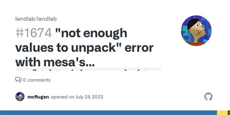 Not Enough Values To Unpack Error With Mesas `orditer