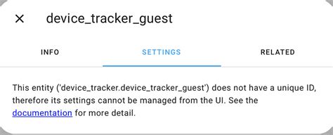 Delete A Tracker Without Unique ID Configuration Home Assistant Community