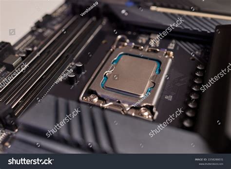 Computer Motherboard Empty Open Cpu Socket Stock Photo Shutterstock