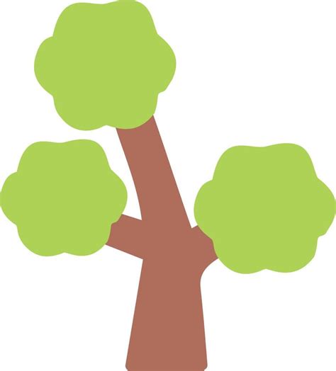 Tree Flat Icon Vector Art At Vecteezy