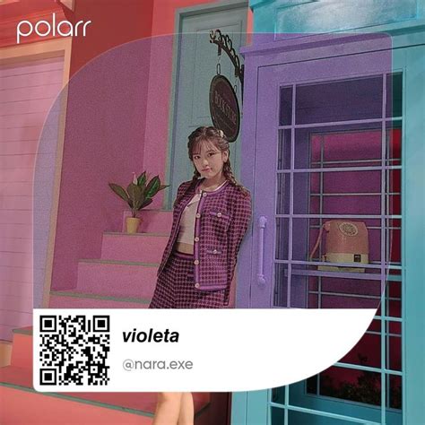 polarr filter code polaroid violeta