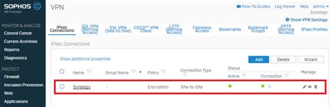 How Do I Set Up A Site To Site VPN Between Synology Router And A Sophos XG Firewall Device