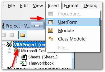 Employee Joining User Form VBA Project Excel Excel Unlocked