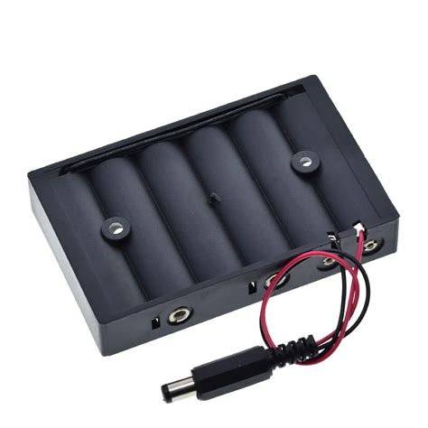 Size 6 Aa Battery Case Holder Box For 6pcs Size Aa Battery Case Storage
