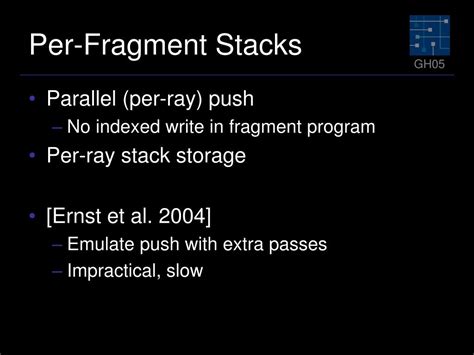 PPT KD Tree Acceleration Structures For A GPU Raytracer PowerPoint Presentation ID