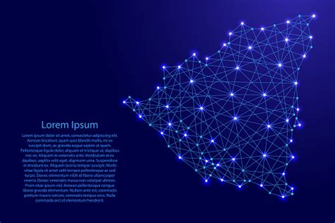 니카라과의 지도 다각형 파란색 선과 빛나는 별 벡터 일러스트 레이 션 니카라과에 대한 스톡 벡터 아트 및 기타 이미지 니카라과 지도 0명 Istock