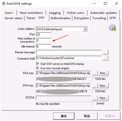 windows server 安装 ssh server freesshd 通过winscp 传文件 server refused