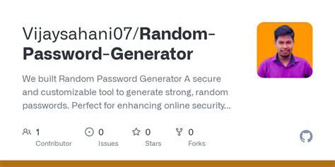 github vijaysahani07 random password generator we built random