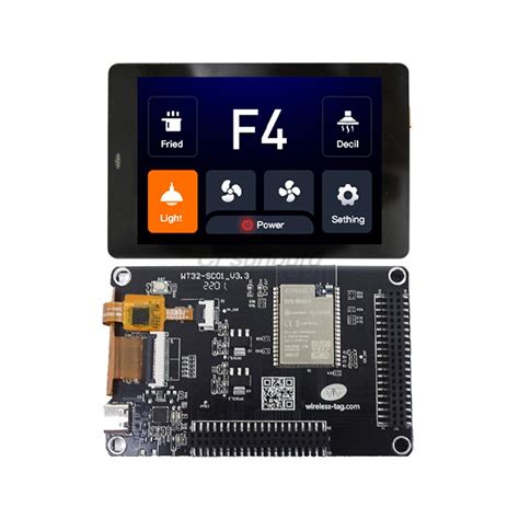 Esp32 Development Board Wt32 Sc01 With 3 5in 320x480 Capacitive Multi Touch Lcd Screen Built