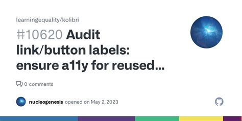 Audit Linkbutton Labels Ensure A11y For Reused Labels Ie View More