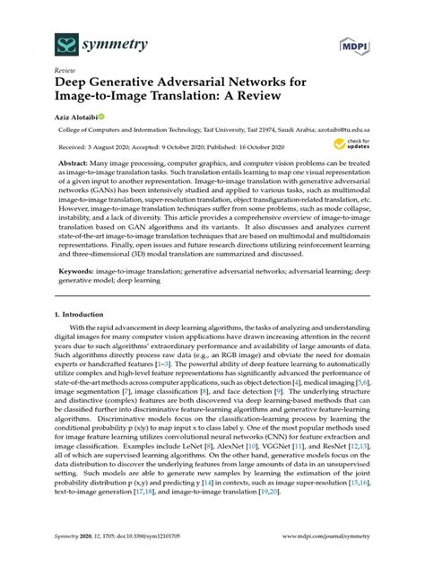 Deep Generative Adversarial Networks For Image To Pdf Deep Learning