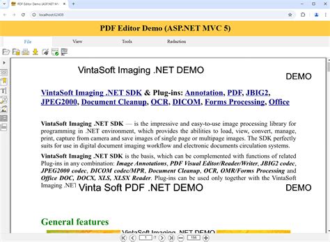Add Web PDF Document Editor To An ASP NET MVC Application