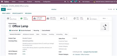 How To Create And Configure Products In Odoo 15 Sales Module
