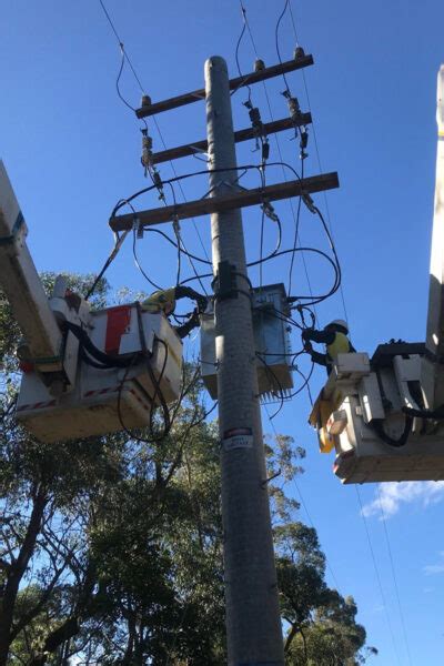 Overhead Power Lines Installation Wilken Electrical
