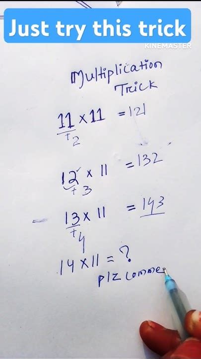 Multiplication Trick Maths Viralvideomathematicstrickstricksshorts