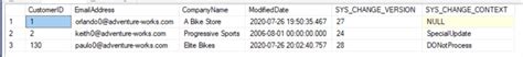 Sync SQL Server Change Tracking Tables Without Changing Data