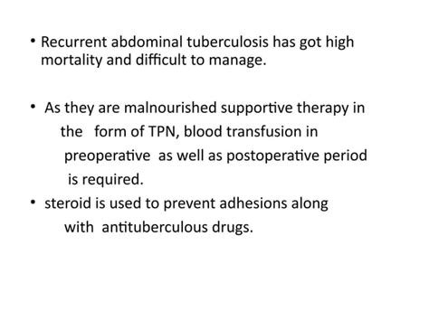 Ileocaecal Tuberculosis Final For Surgery Pptpptx
