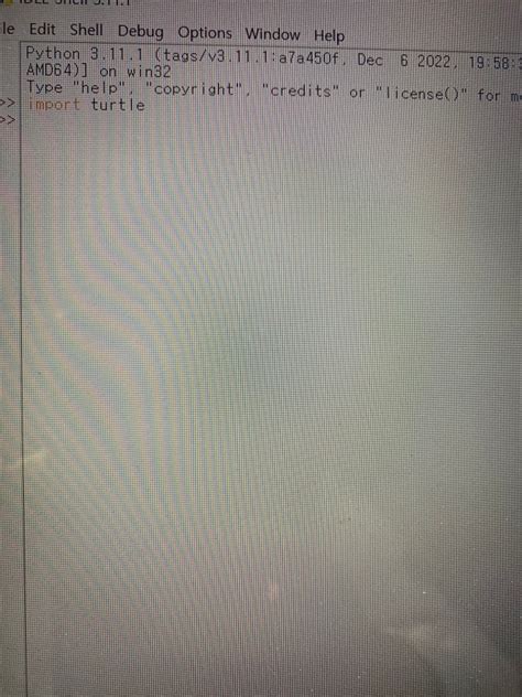 파이썬 임포트 터틀 안열림 Import Turtle 오류 지식in