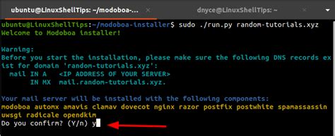 how to create your own mail server using modoboa in ubuntu