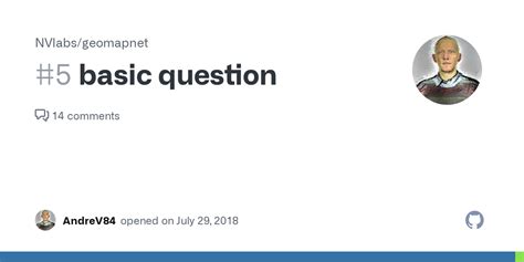 Basic Question Issue NVlabs Geomapnet GitHub