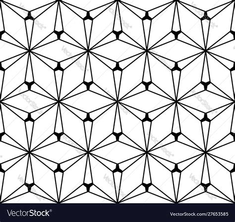 Seamless Pattern Simple Triangular Texture Vector Image