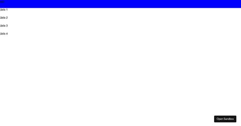 Issue React Native For Web Sectionlist Sticky Header Codesandbox