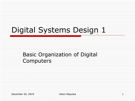 PPT Digital Systems Design PowerPoint Presentation Free Download ID