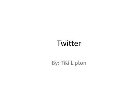 Twitter Presentation Powerpoint Pptx
