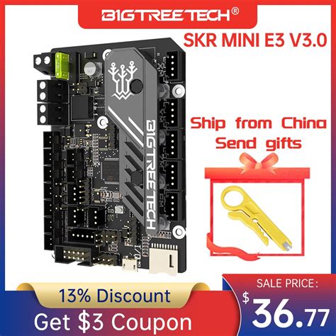 BIGTREETECH BTT SKR MINI E V Bit Motherboard Onboard TMC UART Support Raspberry Pi