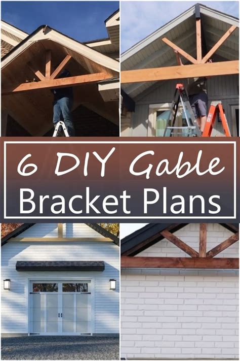 6 Diy Gable Bracket Plans Diy Crafts Projet Maison Façade Maison