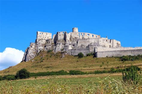 Hrad Di Spissky Del Castello Di Spis Slovacchia Fotografia Stock