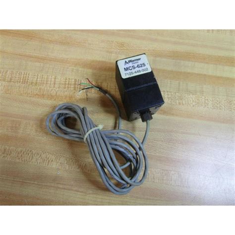 Warner Electric 7125 448 002 Photoscanner Mcs 625 New No Box