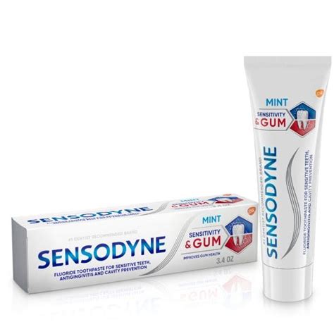 Sensodyne Sensitivity And Gum Mint Toothpaste Sensodyne Sensitive