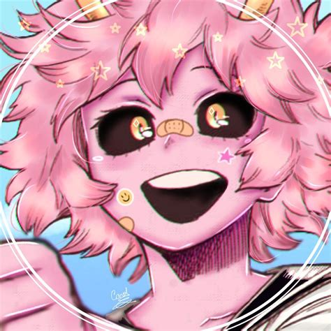 𖤐⭒๋࣭⭑ Mina Ashido Bnha Icon In 2025 Cute Drawings Mha Mina