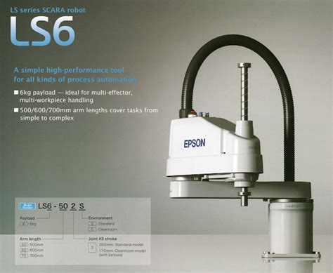 Ls6 Series Epson Robots Robotics University