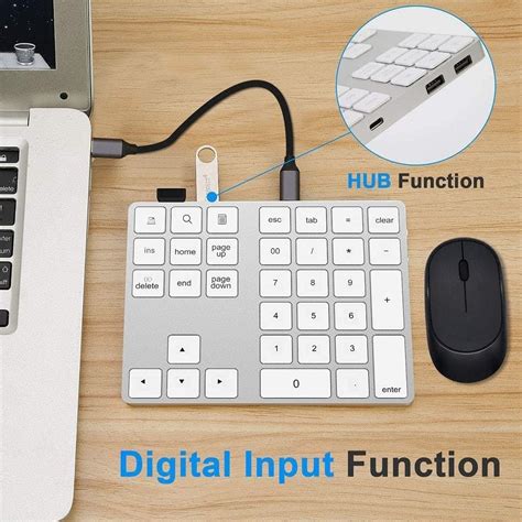 Input Devices Pc Xubiaodian Wireless Number Pad Desktopnotebook
