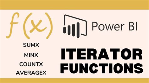 Mastering Dax Iterator Functions In Power Bi Sumx Averagex Minx